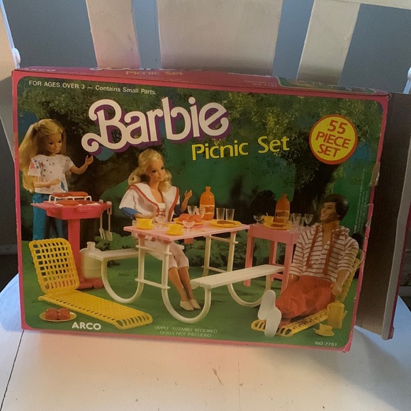 Barbie | Toys | Vintage Barbie Picnic Set Box Only | Poshmark